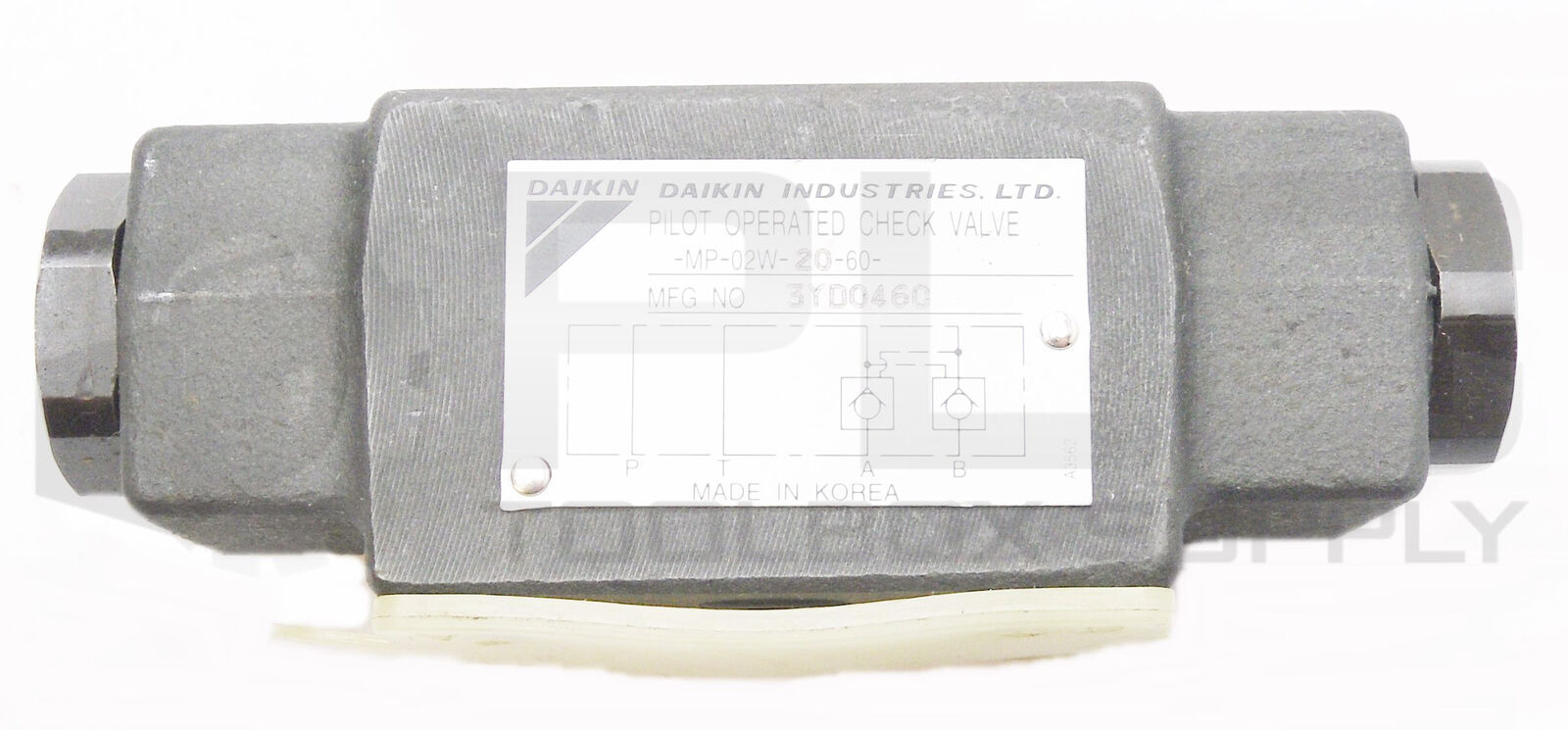 NEW DAIKIN MP-02W-20-60 PILOT OPERATED CHECK VALVE 3YD0460 - PLC Toolbox Supply