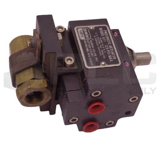 NEW GEMINI MODEL 411 PNEUMATIC ACTUATOR VALVE, 125PSI MAX - PLC Toolbox Supply