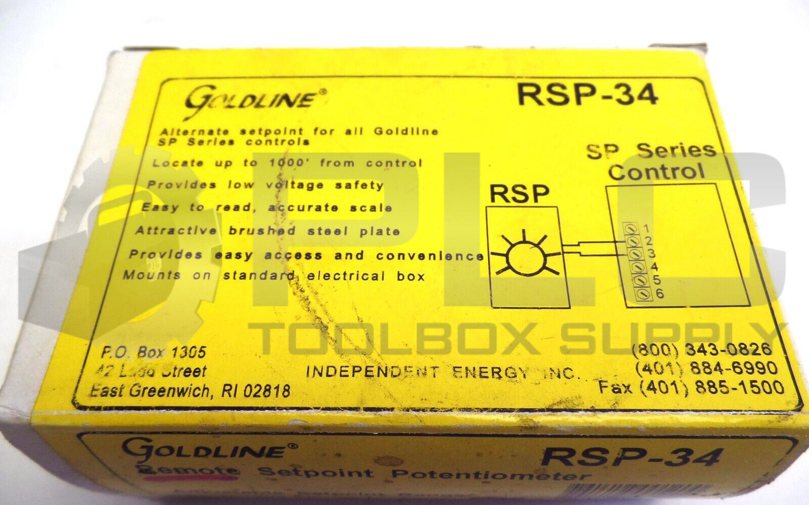 NEW GOLDLINE RSP-34 REMOTE SETPOINT POTENTIMETER - PLC Toolbox Supply