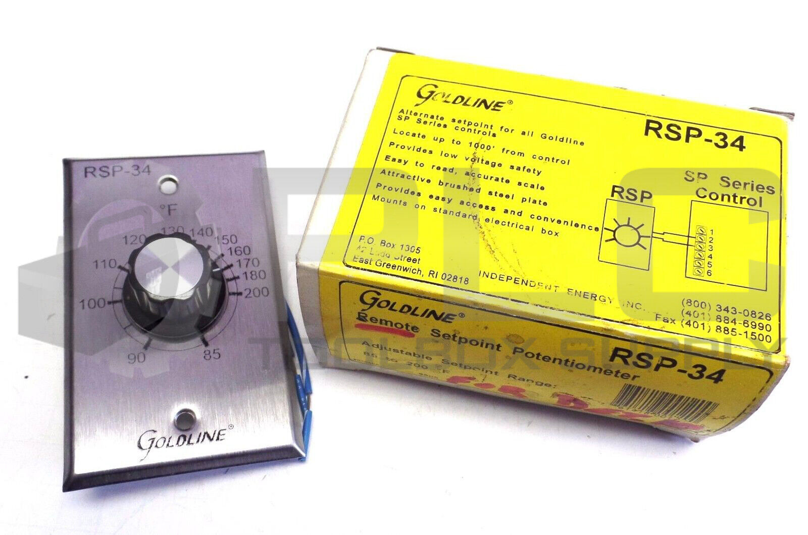 NEW GOLDLINE RSP-34 REMOTE SETPOINT POTENTIMETER - PLC Toolbox Supply