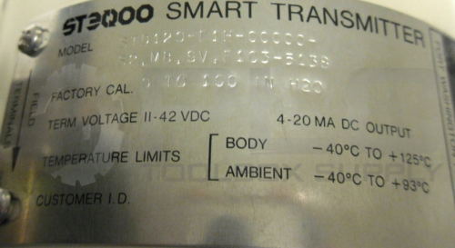 NEW HONEYWELL STD120-E1H-00000-S2.MB.SV.F1C3-5138 PRESSURE TRANSMITTER ...