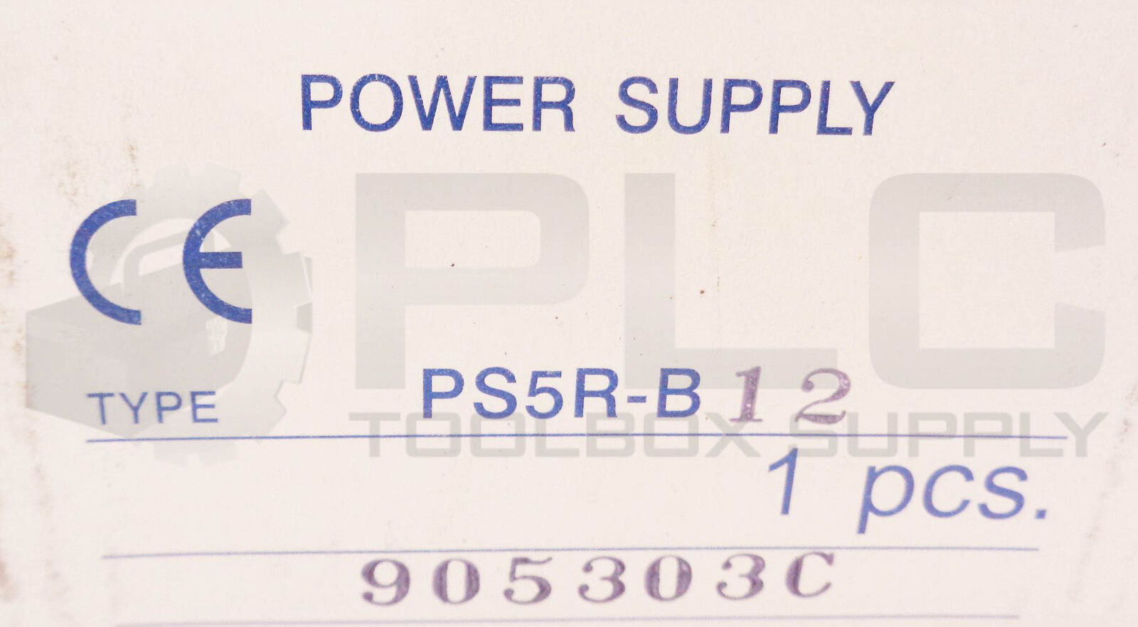 NEW IDEC PS5R-B12 POWER SUPPLY 15W 50/60HZ 240VAC 0.3A 12VDC - PLC ...