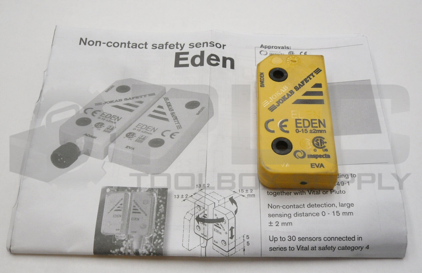 NEW JOKAB SAFETY EVA NON CONTACT SAFETY SENSOR 0-15 - PLC Toolbox Supply