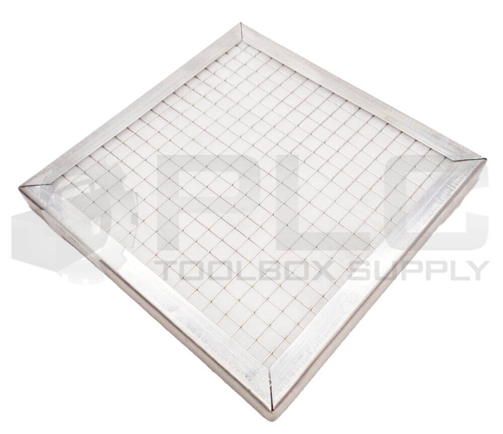 NEW LF-4 MULTI LAYER WHITE 10x10x1 WATER FILTER ELEMENT ALUMINUM FRAME ...