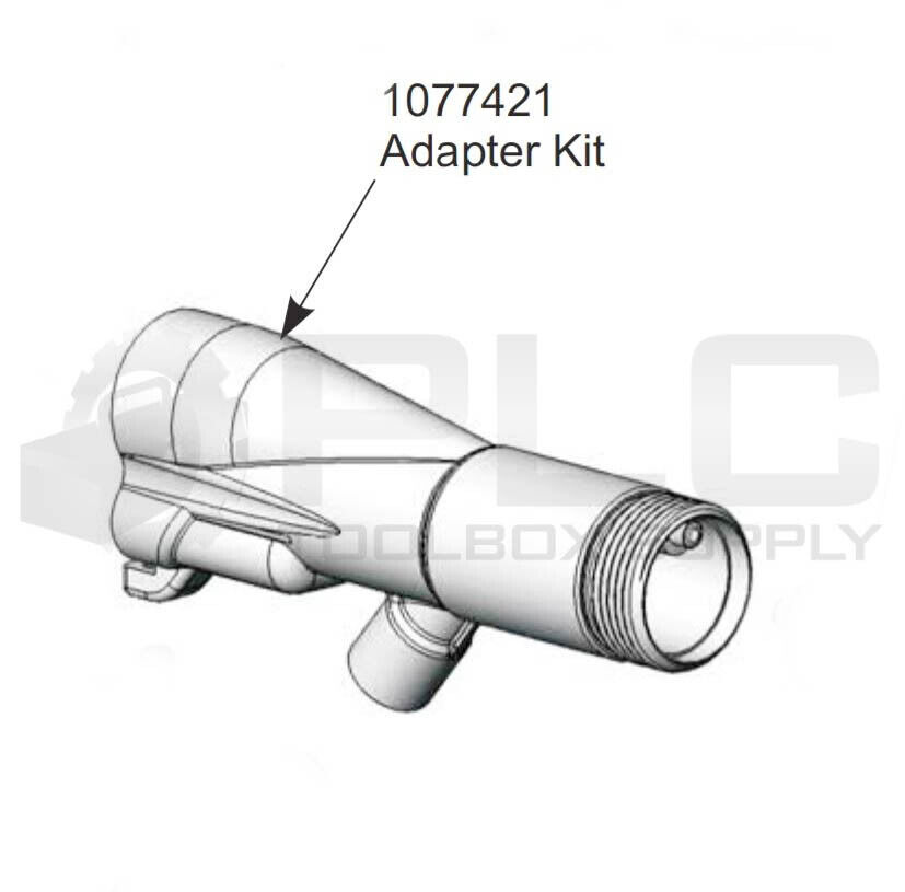 NEW NORDSON 1077421 ADAPTER FOR MANUAL POWDER SPRAY GUN - PLC Toolbox ...