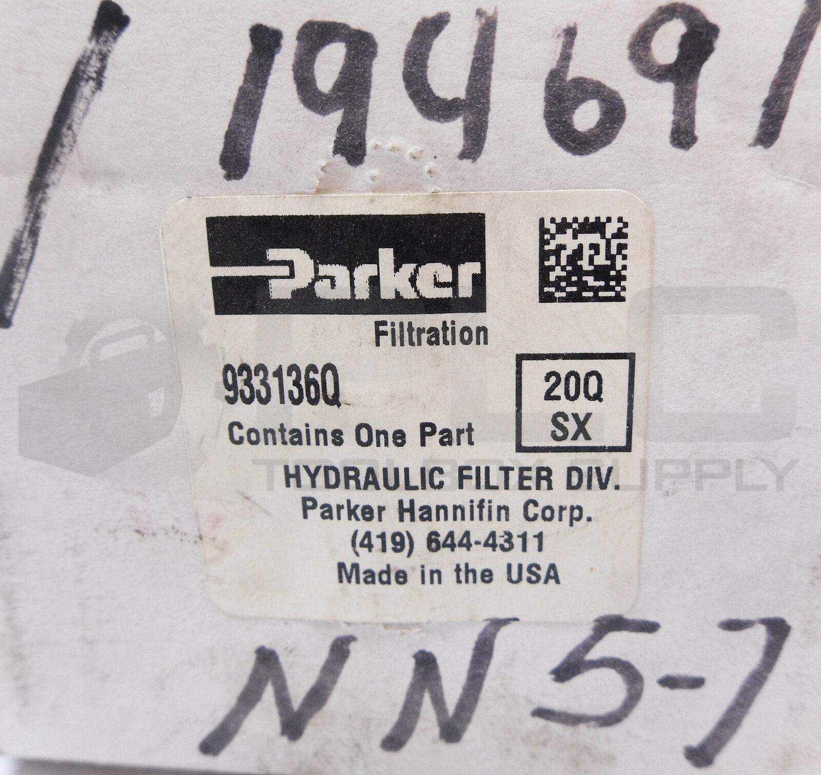 NEW PARKER 933136Q HYDRAULIC FILTER - PLC Toolbox Supply