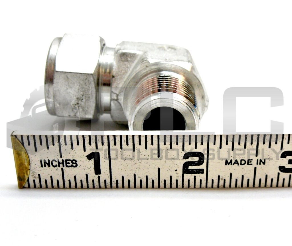 NEW SWAGELOK 3/4" TUBE X 1/2" MALE NPT ELBOW COUPLER FITTING - PLC ...