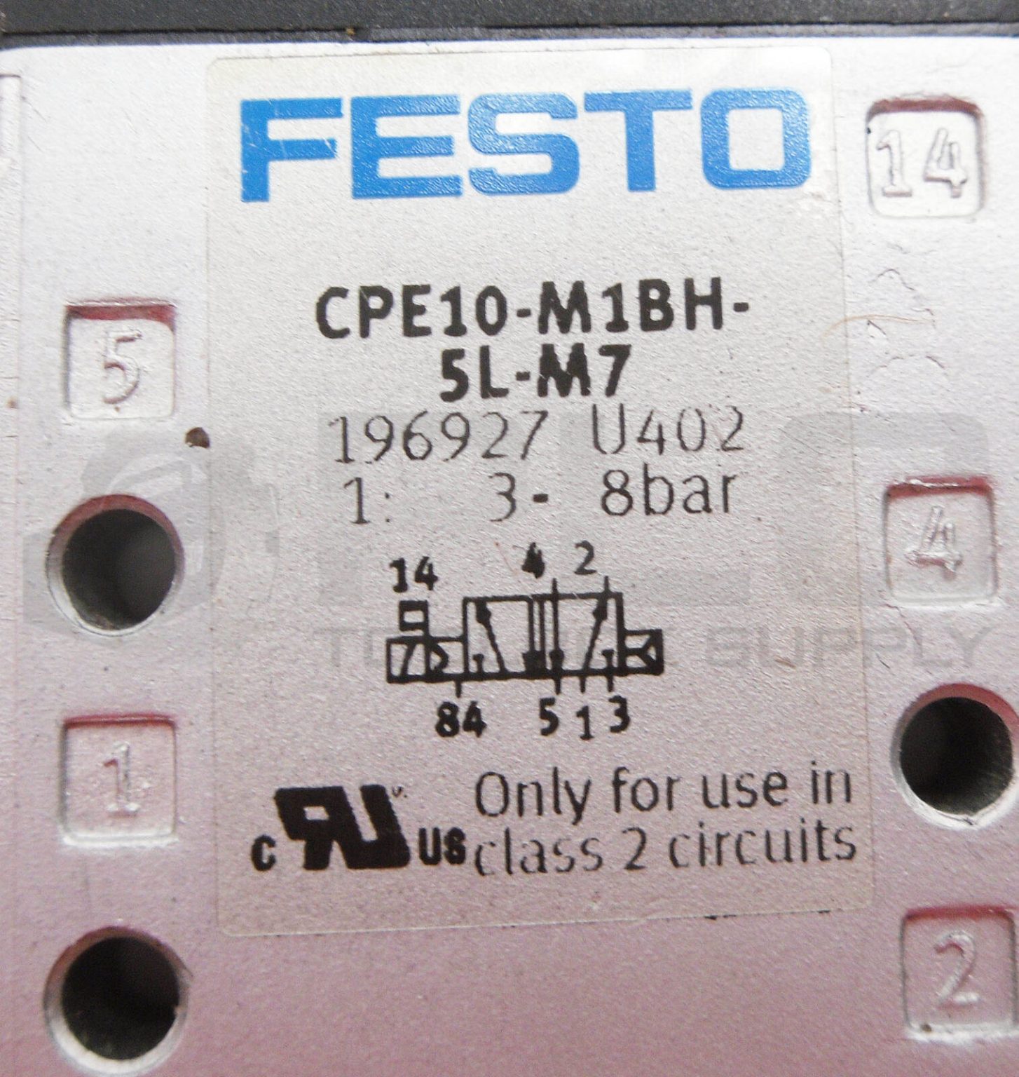 FESTO CPE10-M1BH-5L-M7 PNEUMATIC SOLENOID VALVE W/ MSZE-3-24DC ...