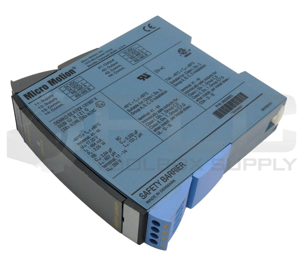 MICRO MOTION 3600663 SAFETY BARRIER - PLC Toolbox Supply