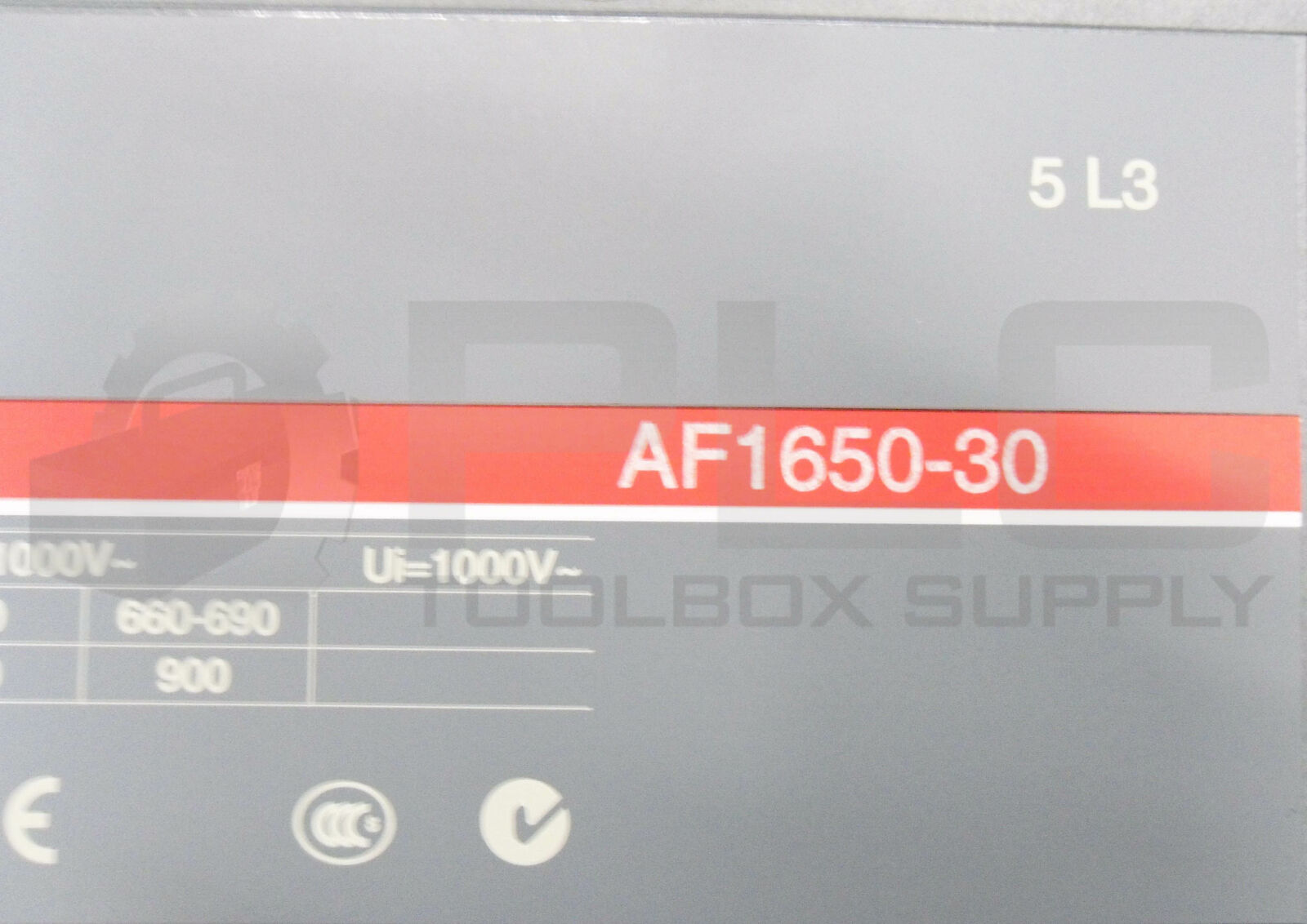 NEW ABB AF1650-30-11-70 CONTACTOR 100-250VAC 50/60HZ W/ HARDWARE AF1650…*READ* - PLC Toolbox Supply