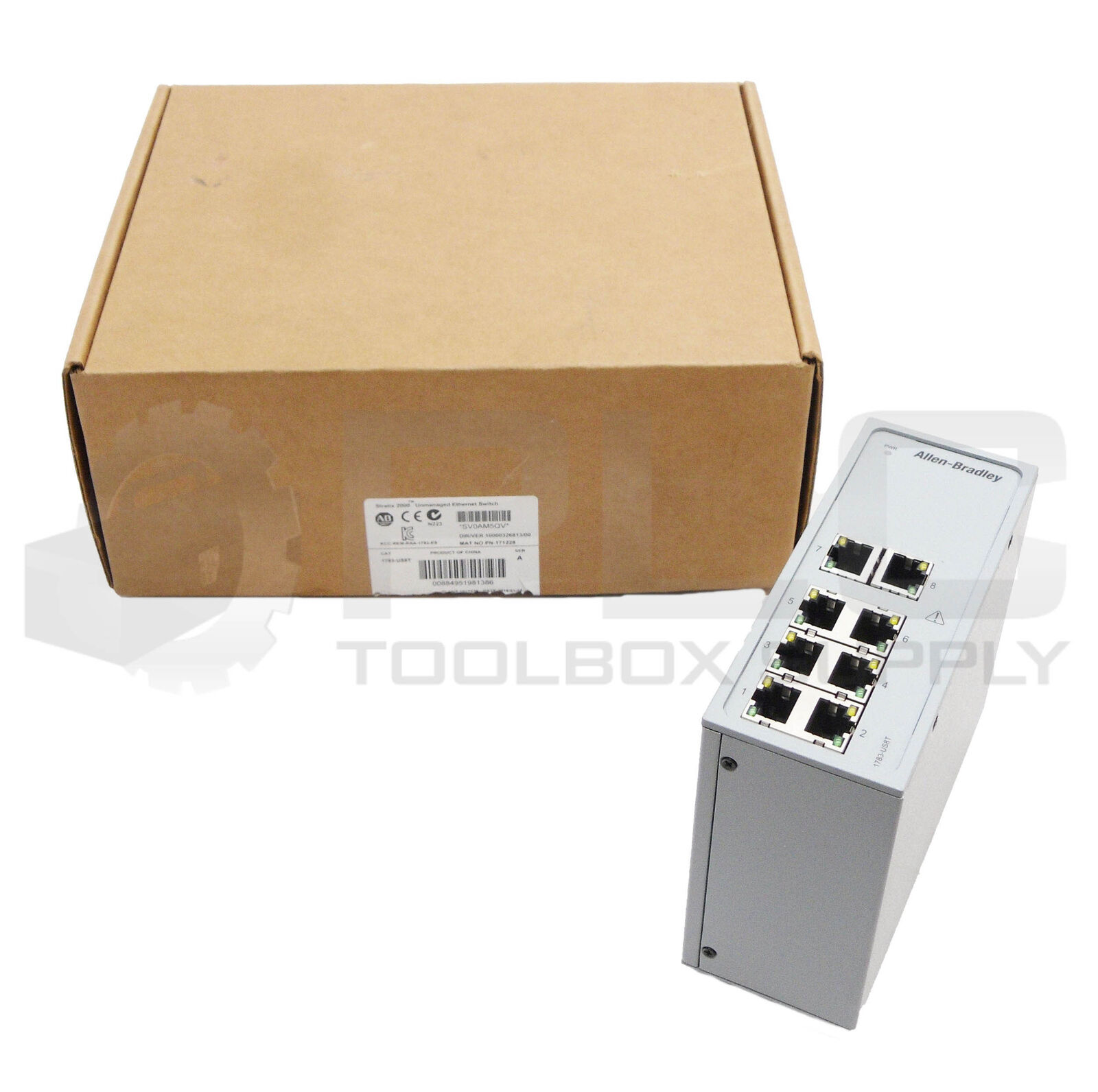 NEW ALLEN BRADLEY 1783-US8T /A STRATIX 2000 UNMANAGED ETHERNET SWITCH ...