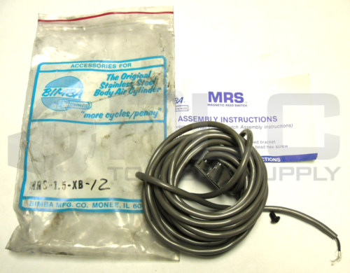 NEW BIMBA MRS-1.5-XB-12 REED SWITCH - PLC Toolbox Supply