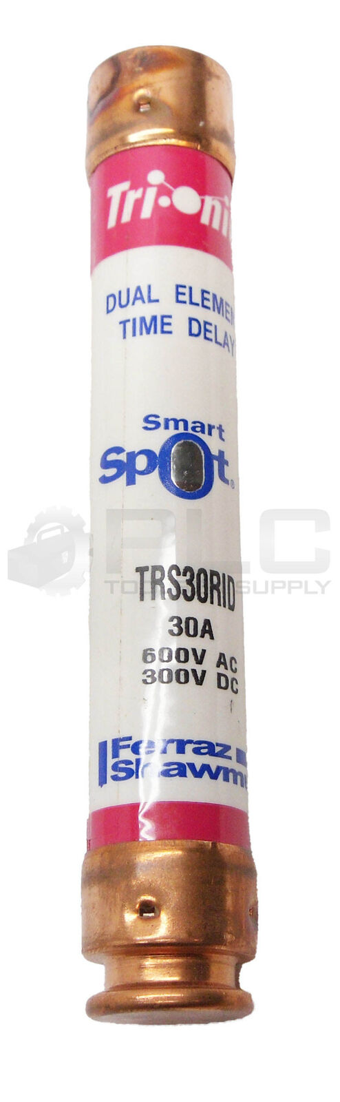 NEW BOX OF 9 MERSEN TRS30RID DUAL ELEMENT TIME DELAY FUSE 30A 300VAC ...