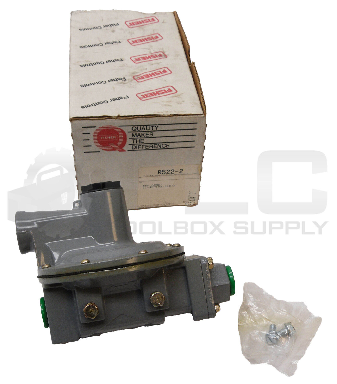 NEW FISHER CONTROLS R522-2 PRESSURE REDUCING REGULATOR 1/8" - PLC ...