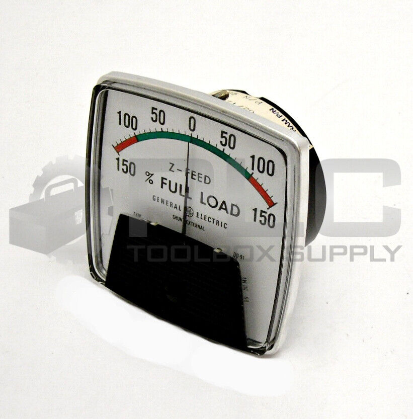 NEW GENERAL ELECTRIC/RAM METER INC. 9R787 METER 150-0-150 DC SHUNT ...