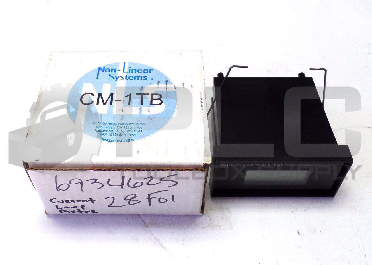 NEW NON-LINEAR SYSTEMS CM-1TB METER CURRENT LOOP - PLC Toolbox Supply