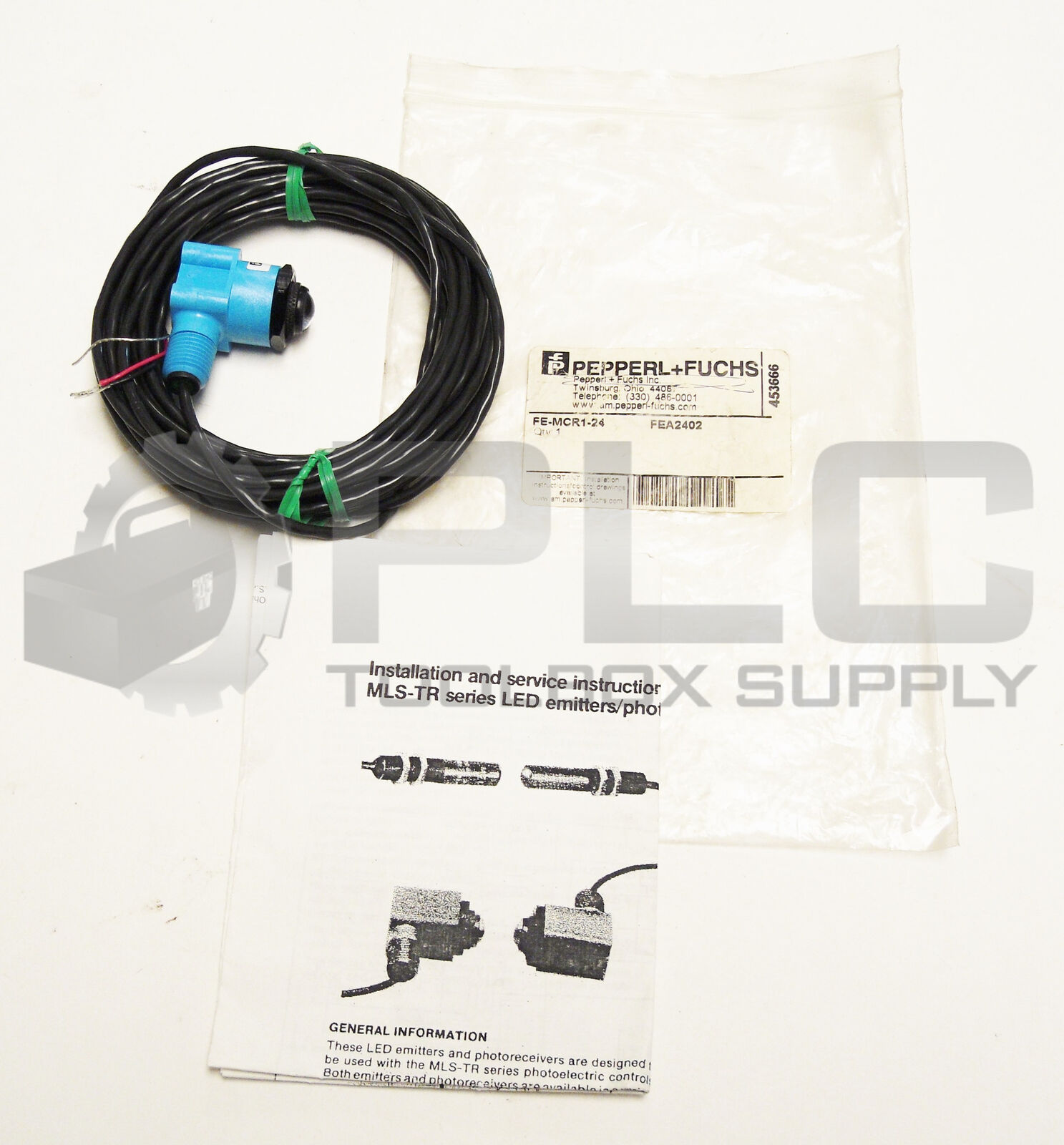 NEW PEPPERL & FUCHS FE-MCR1-24 PHOTOELECTRIC SWITCH - PLC Toolbox Supply