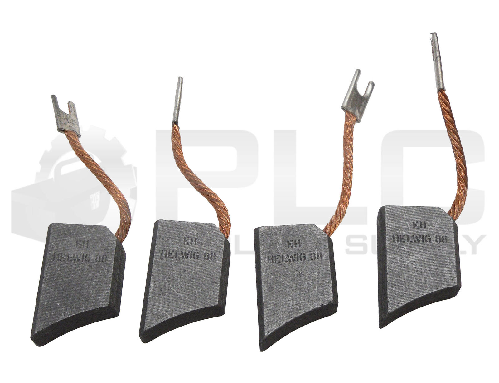 LOT OF 4 NEW HELWIG 88 CARBON MOTOR BRUSHES - PLC Toolbox Supply