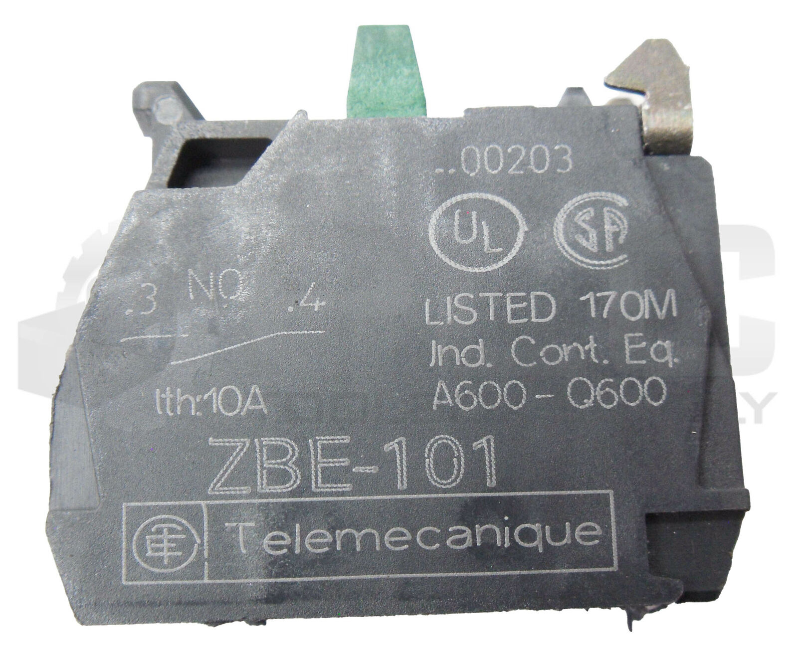 LOT OF 8 TELEMECANIQUE ZBE-101 CONTACT BLOCKS 240V 3A - PLC Toolbox Supply