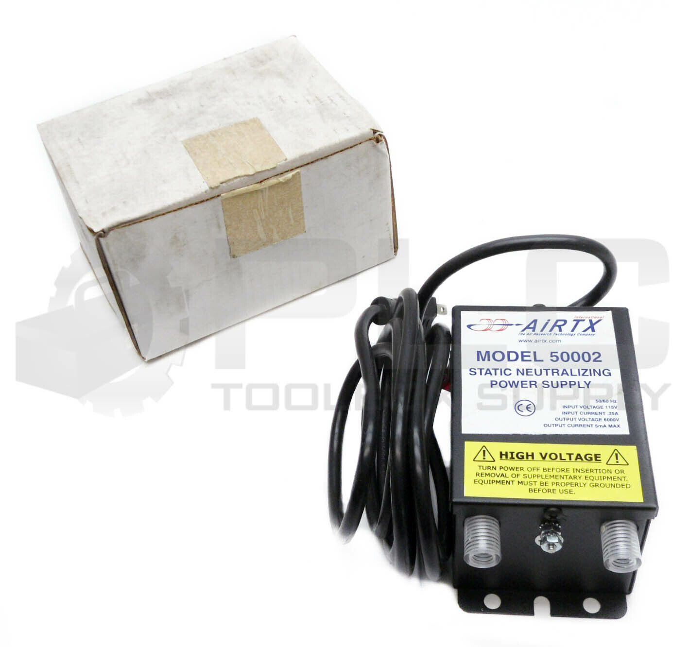 NEW AiRTX MODEL 50002 STATIC NEUTRALIZING POWER SUPPLY, 50/60Hz - PLC ...
