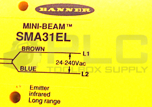 NEW BANNER SM2A31EL MINI-BEAM: RECEIVER - PLC Toolbox Supply