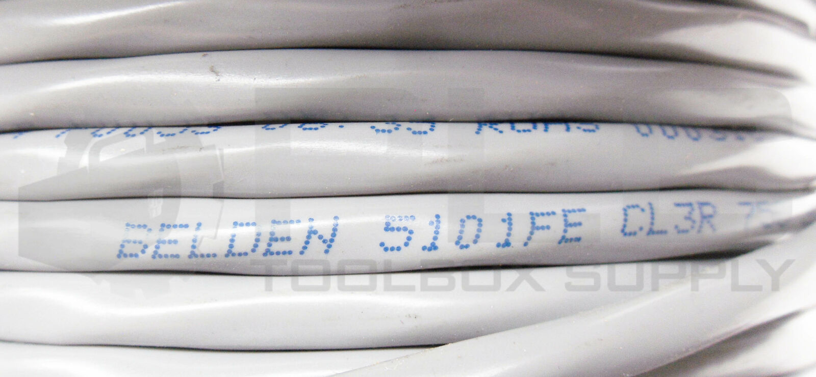 NEW BELDEN 5101FE SHIELDED AUDIO SYSTEM CABLE APPROX 65' GRAY - PLC ...