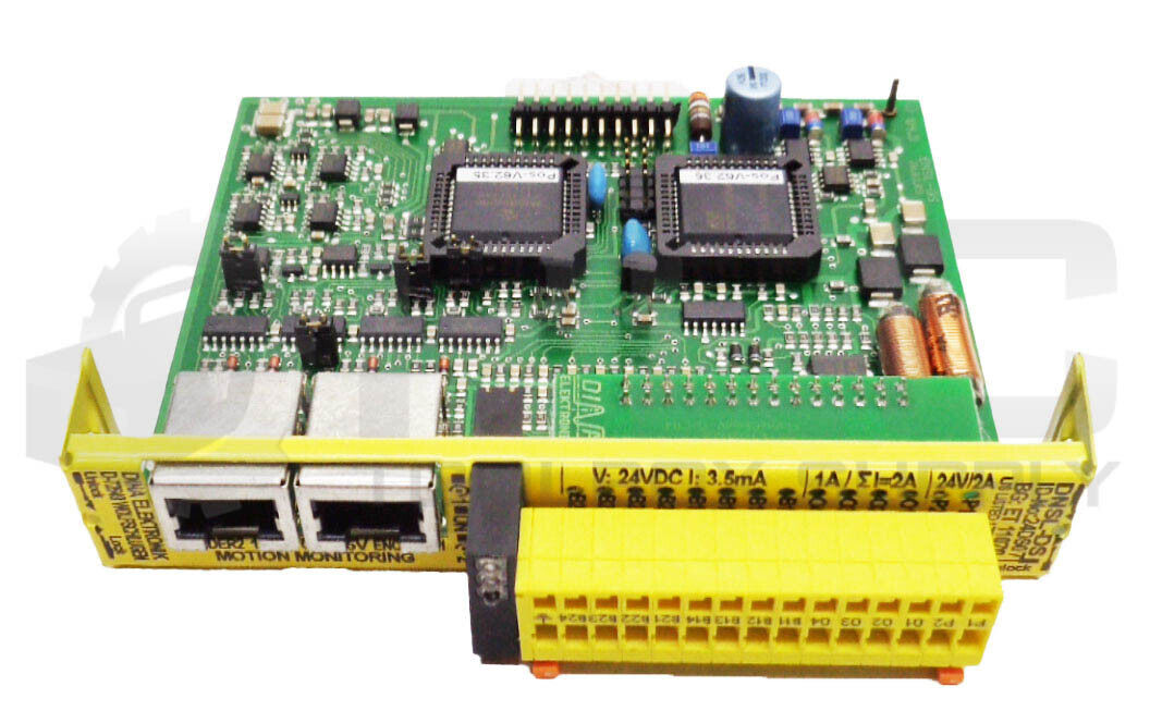 NEW DINA 24DS07 SAFELINE SPEED MONITORING MODULE DNSL-DS 24VDC 3.5mA 1A ...
