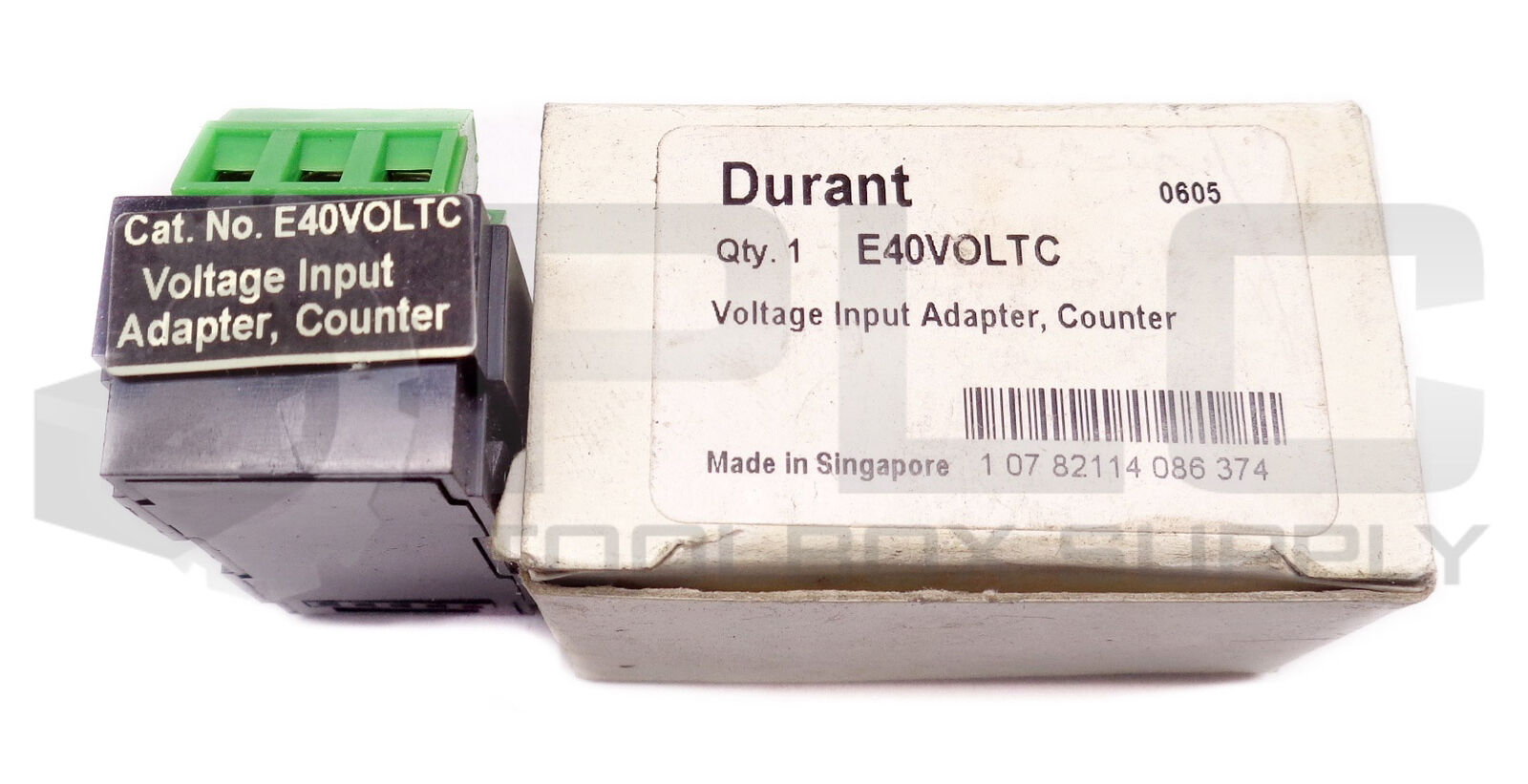 NEW DURANT E40VOLTC VOLTAGE INPUT ADAPTER COUNTER - PLC Toolbox Supply