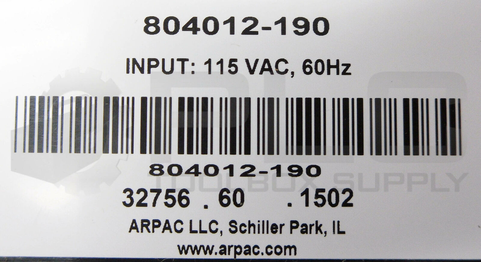 NEW INFRA PAK 804012-190 DRIVE CONTROL BOARD - PLC Toolbox Supply