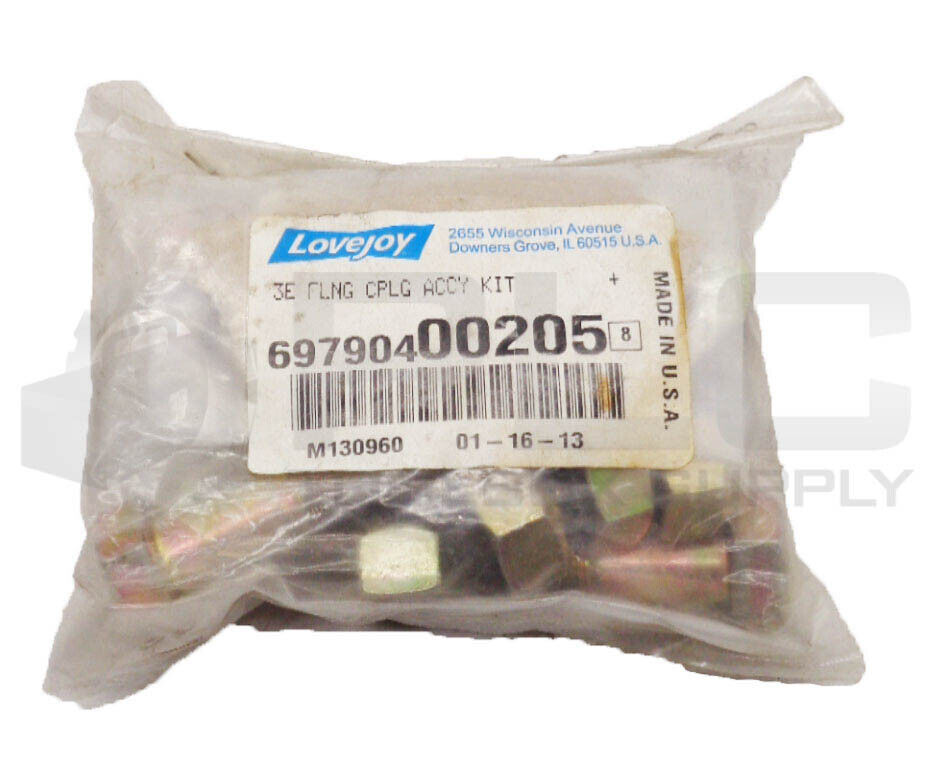 NEW LOVEJOY 69790400205 3E FLNG CPLG ACCY KIT - PLC Toolbox Supply
