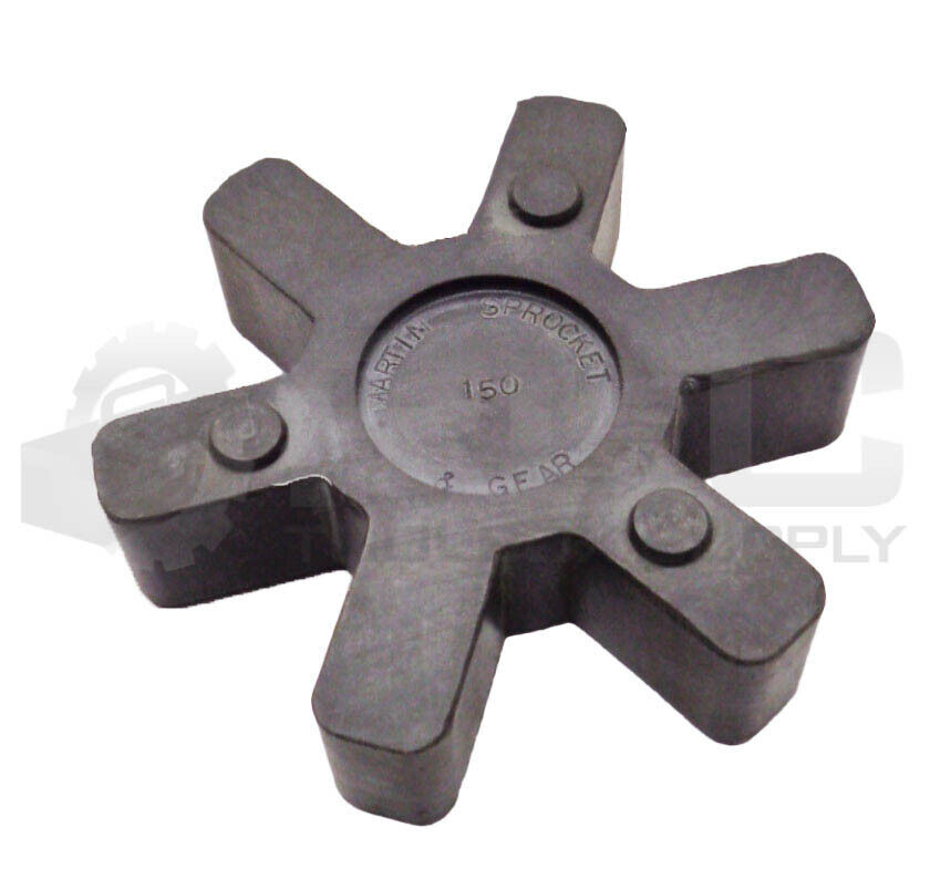 NEW MARTIN SPROCKET & GEAR 150 RUBBER SPIDER - PLC Toolbox Supply