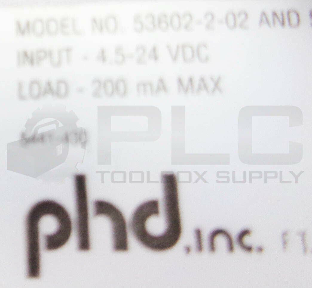 NEW PHD 53602-2-02 REED SWITCH WHITE 24VDC - PLC Toolbox Supply