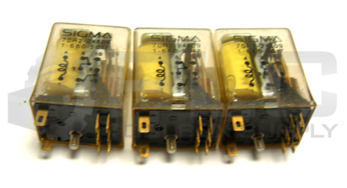 LOT OF 3 SIGMA 70R2-24809 RELAY - PLC Toolbox Supply