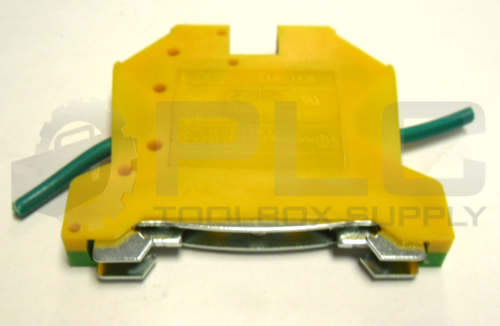 LOT OF 5 EURO E6 GREY GROUNDING TERMINAL BLOCKS - PLC Toolbox Supply