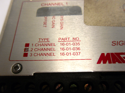 MAGWERKS 16-01-36 SIGNAL CONDUCTOR 2 CHANNEL - PLC Toolbox Supply