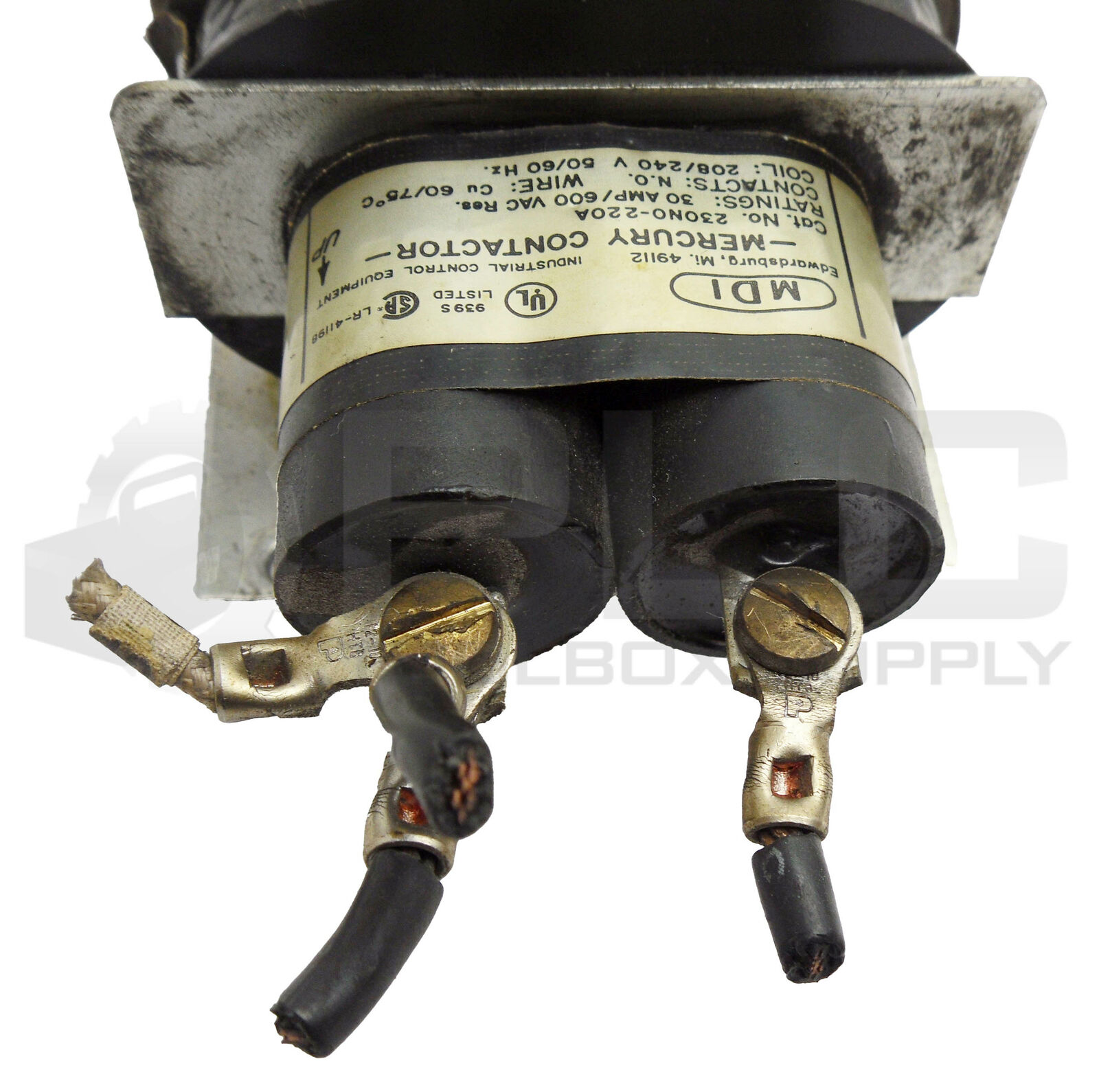 MDI 230NO-220A MERCURY CONTACTOR 30A 600VAC 208/240V 50/60HZ - PLC ...