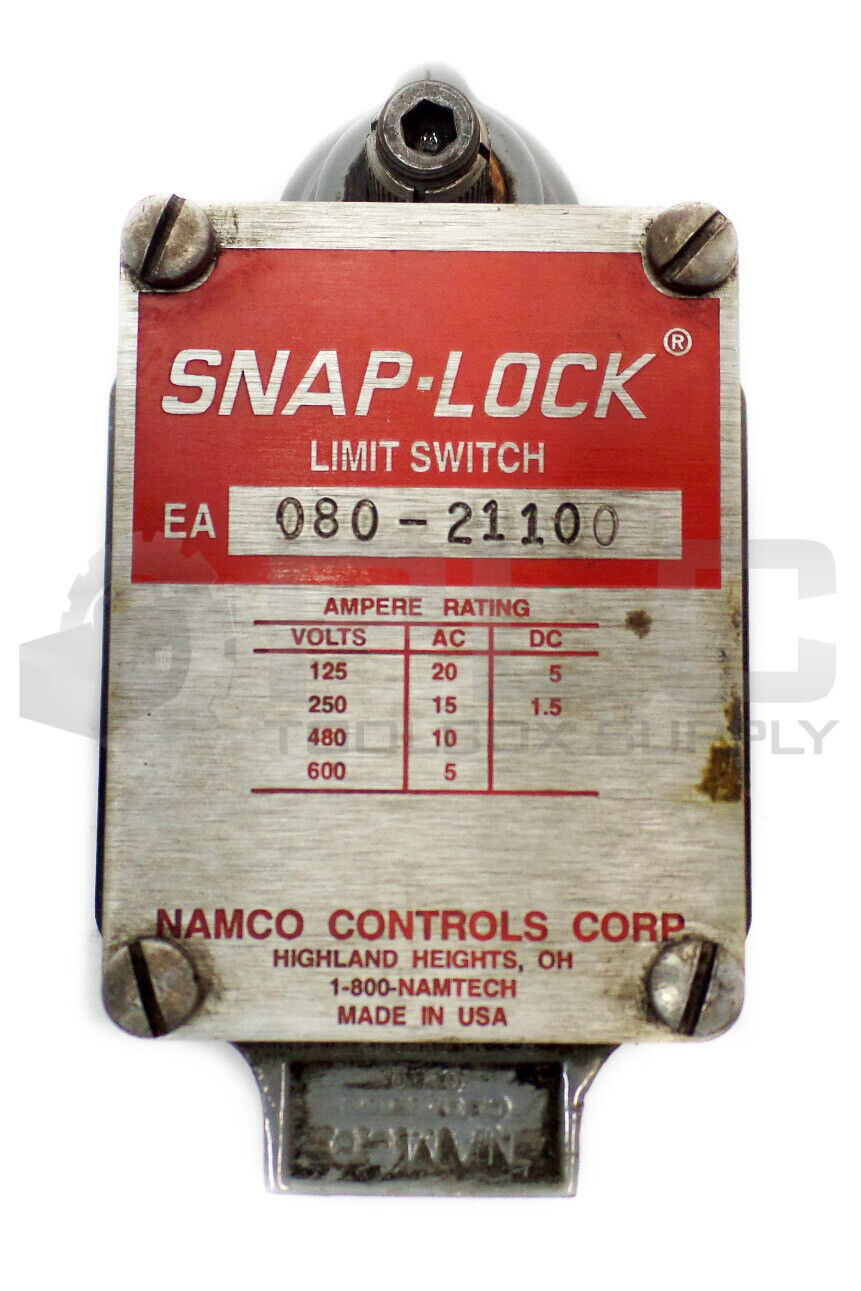 NAMCO EA080-21100 SNAP-LOCK LIMIT SWITCH - PLC Toolbox Supply