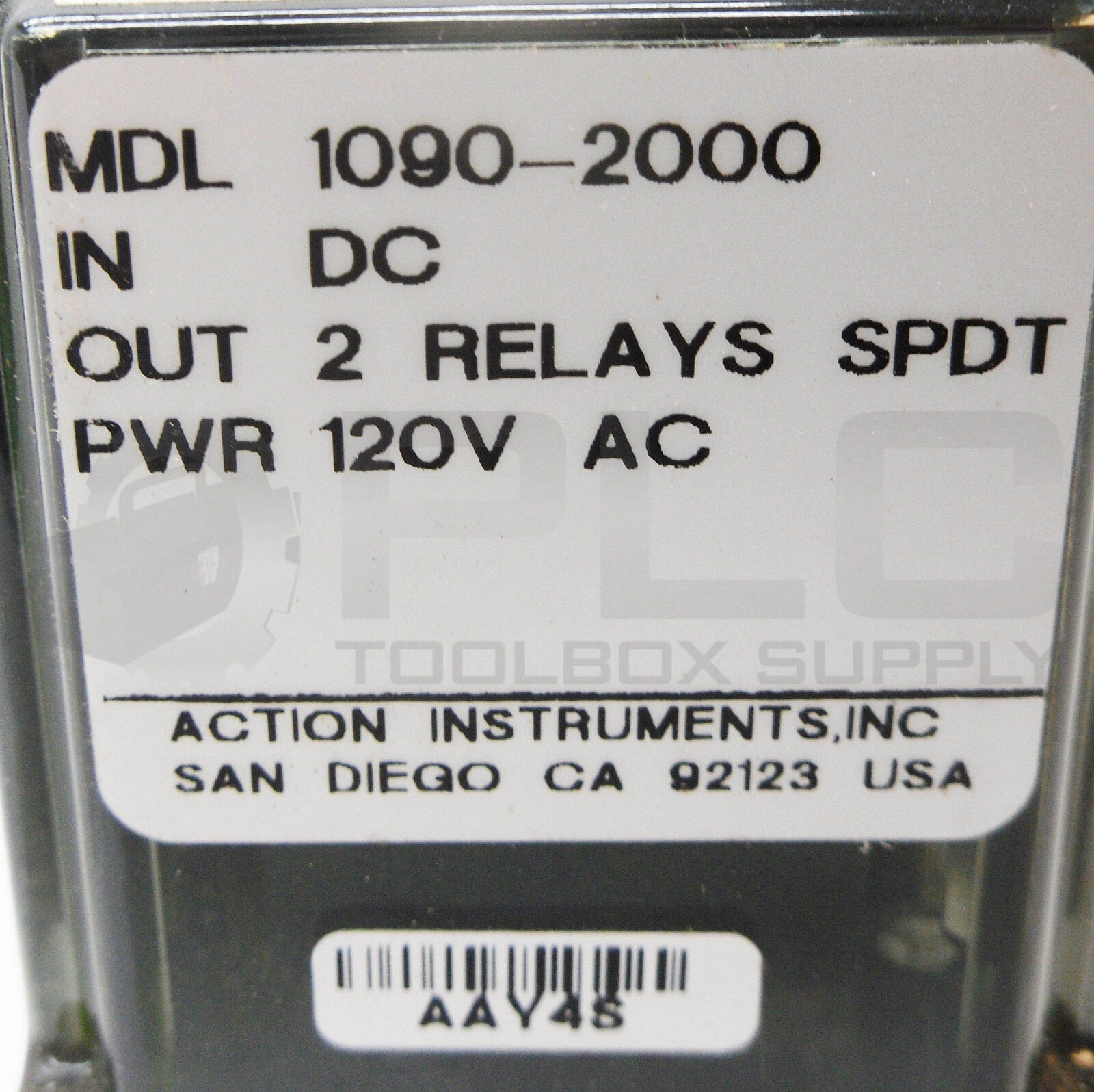 NEW ACTION INSTRUMENTS 1090-2000 SIGNAL LIMIT ALARM 120VAC - PLC ...