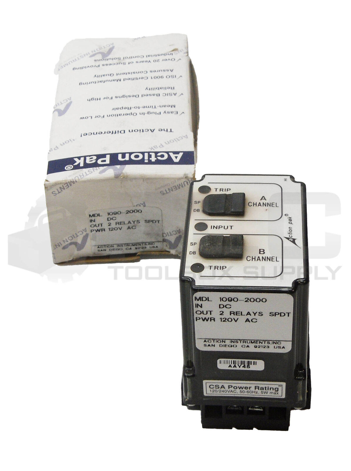 NEW ACTION INSTRUMENTS 1090-2000 SIGNAL LIMIT ALARM 120VAC - PLC ...