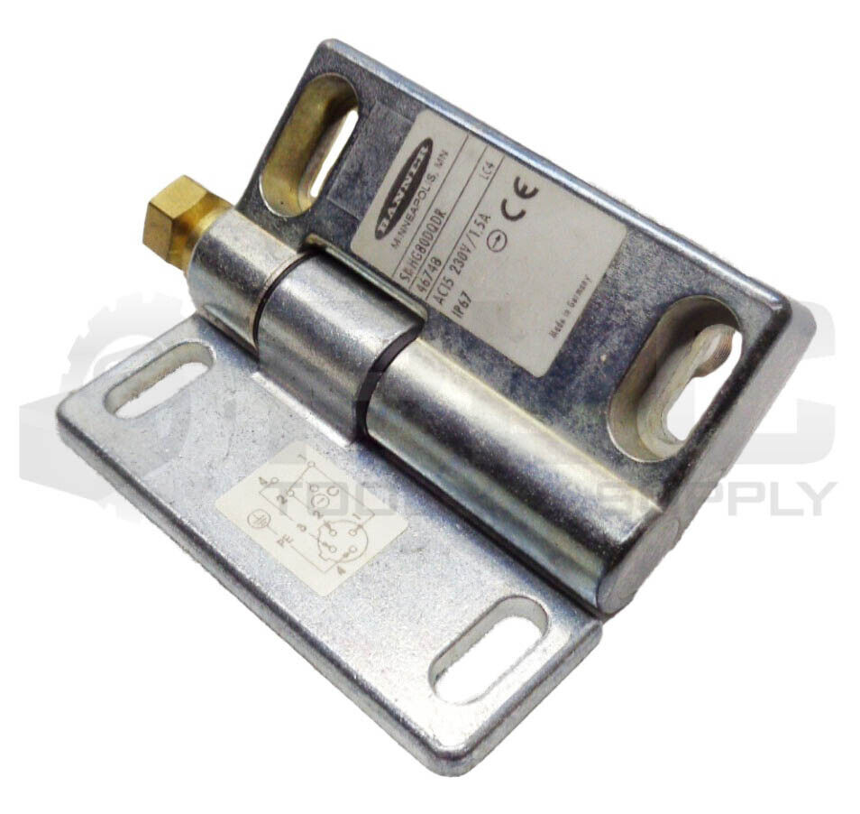NEW BANNER SI-HG80DQDR SAFETY INTERLOCK HINGE 46748 - PLC Toolbox Supply