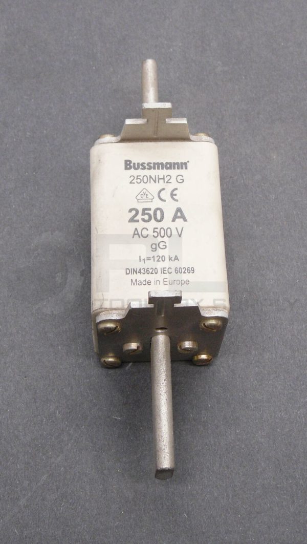 NEW BUSSMAN 250NH2 G FUSE 250A 500VAC *READ* - PLC Toolbox Supply