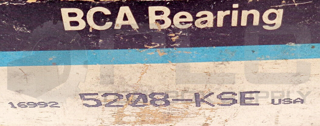 NEW FEDERAL MOGUL/BCA BEARING 5208-KSE BALL BEARING BCA 5208KSE - PLC ...