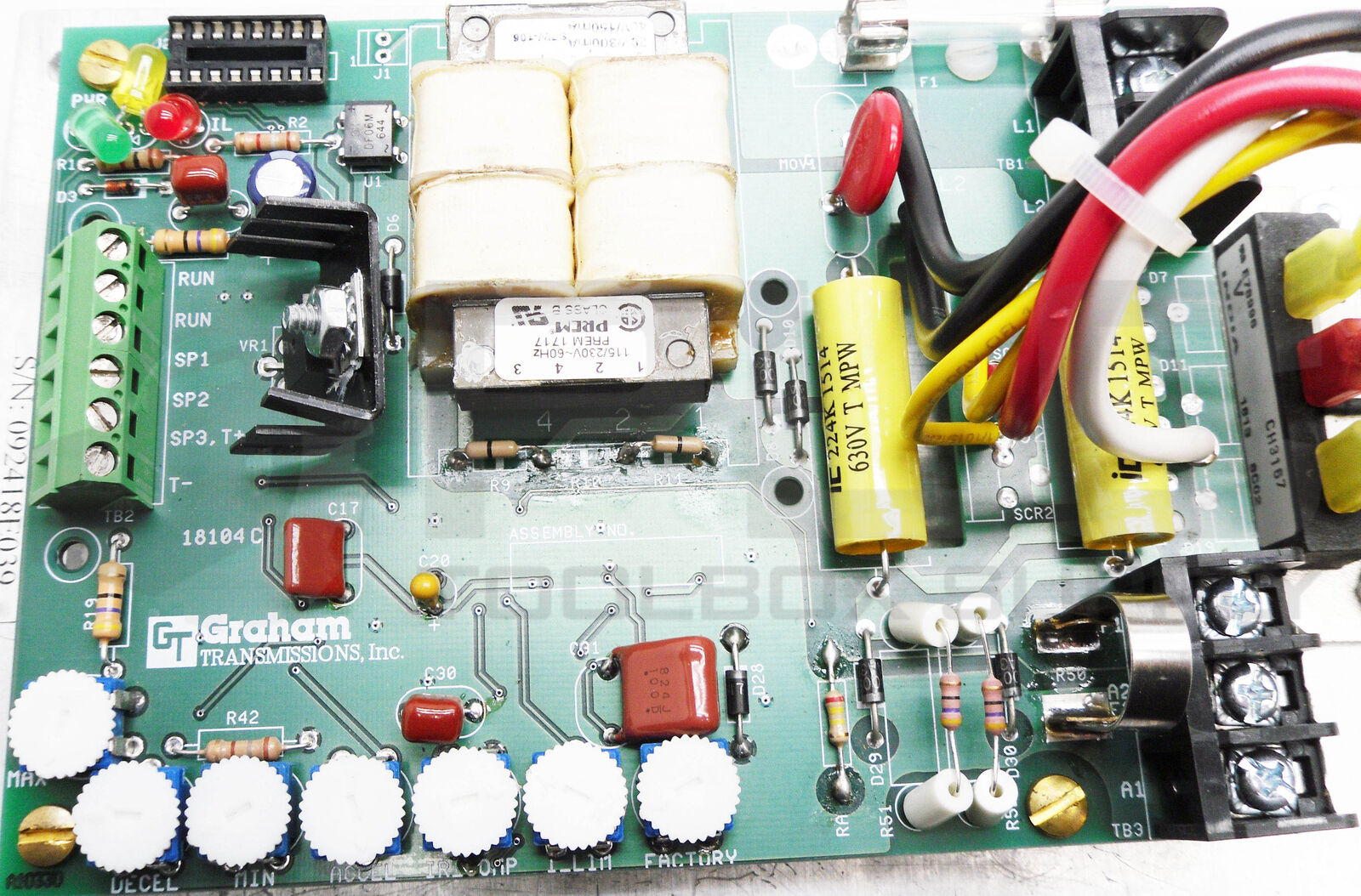 NEW GRAHAM TRANSMISSIONS 176B6010 VARISPEED A2000 DRIVE 120VAC 50/60HZ ...