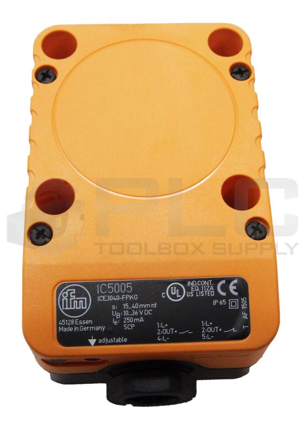 NEW IFM ELECTRONIC ICE3040-FPKG INDUCTIVE SENSOR 10-36VDC IC5005 - PLC Toolbox Supply