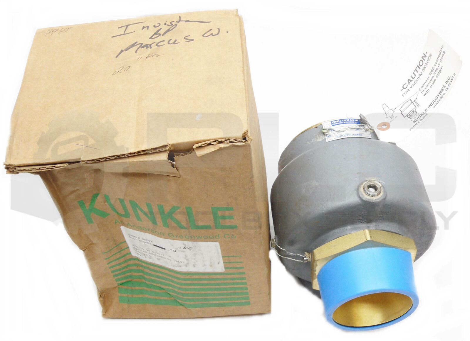 NEW KUNKLE 215V-K01AQE RELIEFE VALVE 3 INCH - PLC Toolbox Supply
