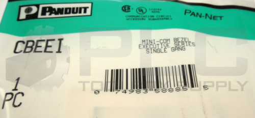 NEW LOT OF 3 PANDUIT CBEEI MINI-COM BEZEL EXECUTIVE SERIES SINGLE GANG ...