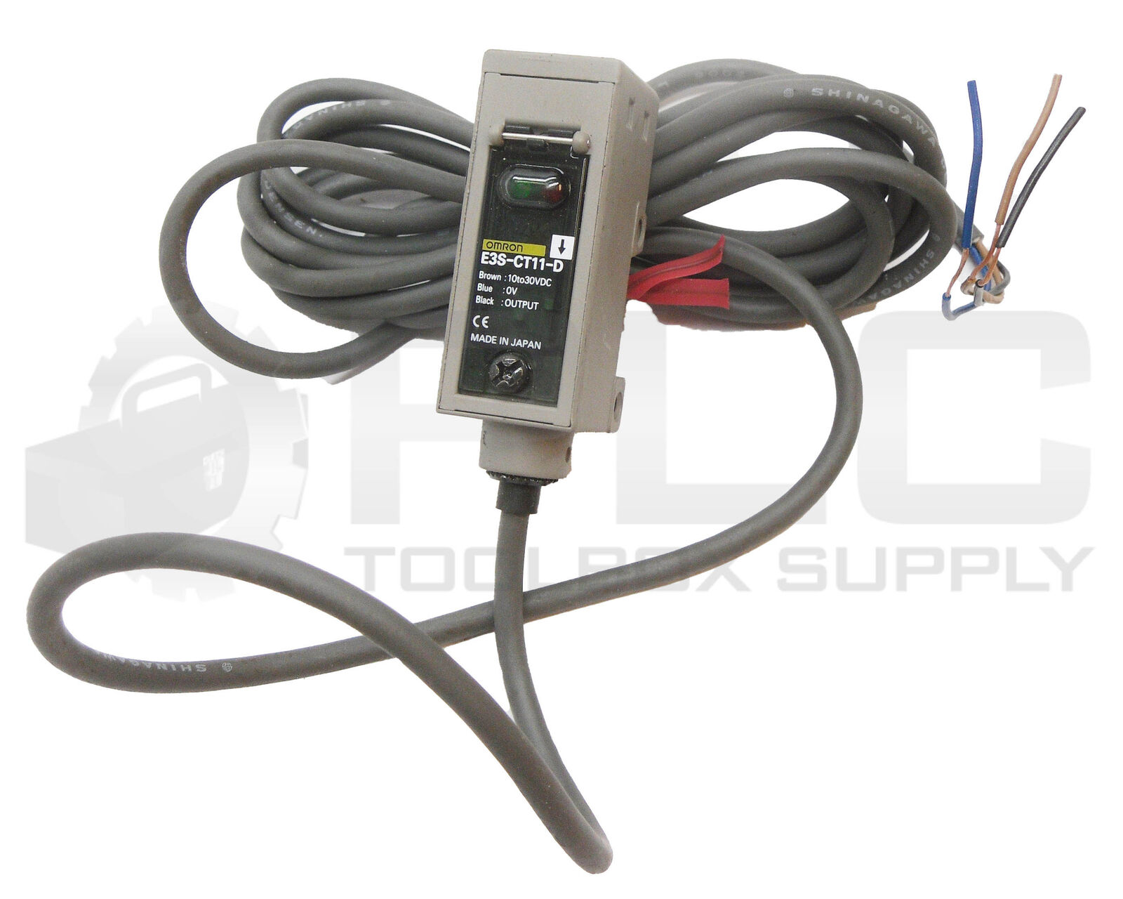 NEW OMRON E3S-CT11-D PHOTOELECTRIC SENSOR 10-30VDC 2M - PLC Toolbox Supply