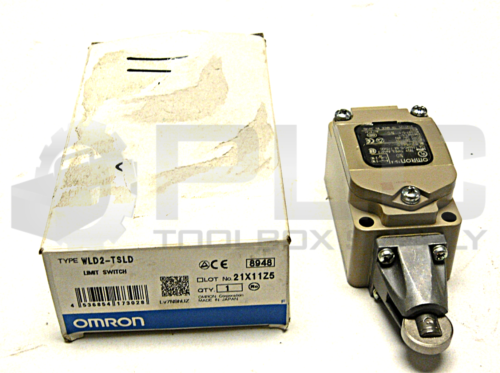 NEW OMRON WLD2-TSLD LIMIT SWITCH W/ ROLLER - PLC Toolbox Supply