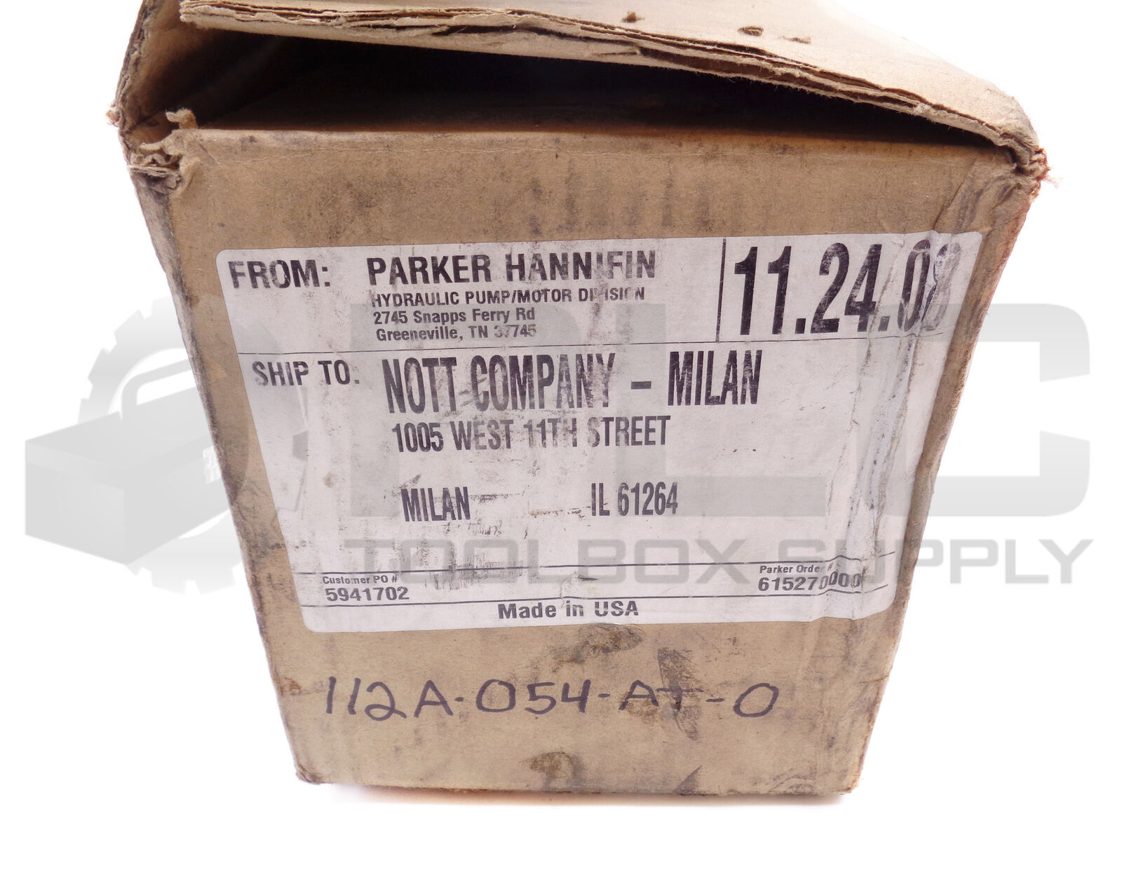 NEW PARKER 112A-054-AT-0 HYDRAULIC MOTOR - PLC Toolbox Supply