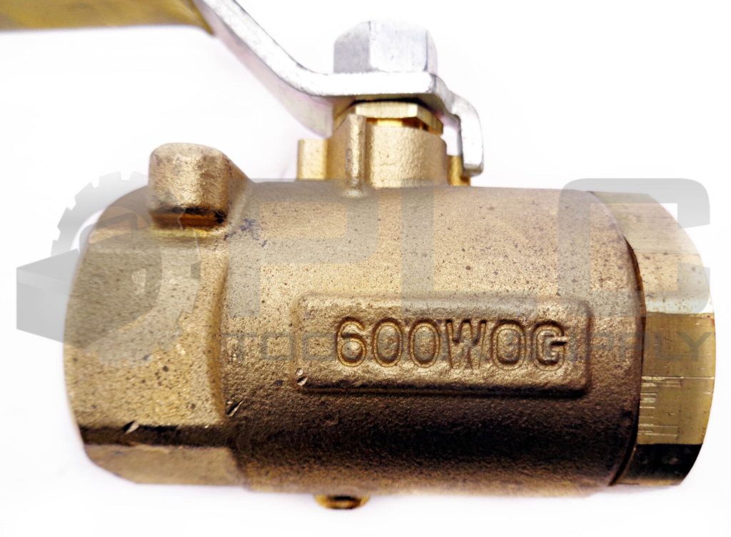 NEW PARKER 600WOG 1" BRASS BALL VALVE - PLC Toolbox Supply